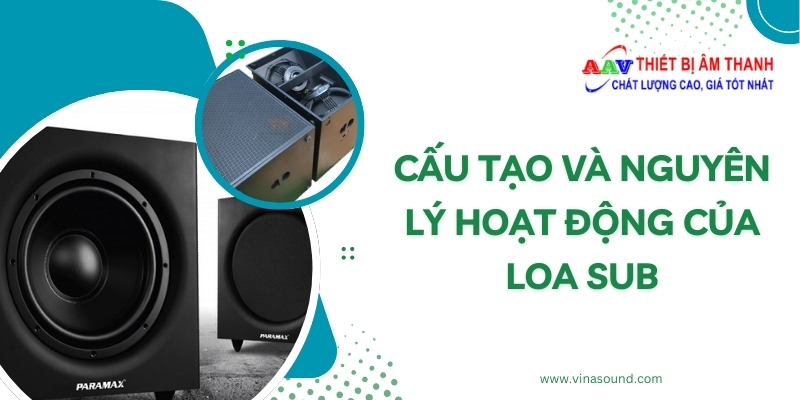 Cấu tạo và nguyên lý hoạt động của loa sub
